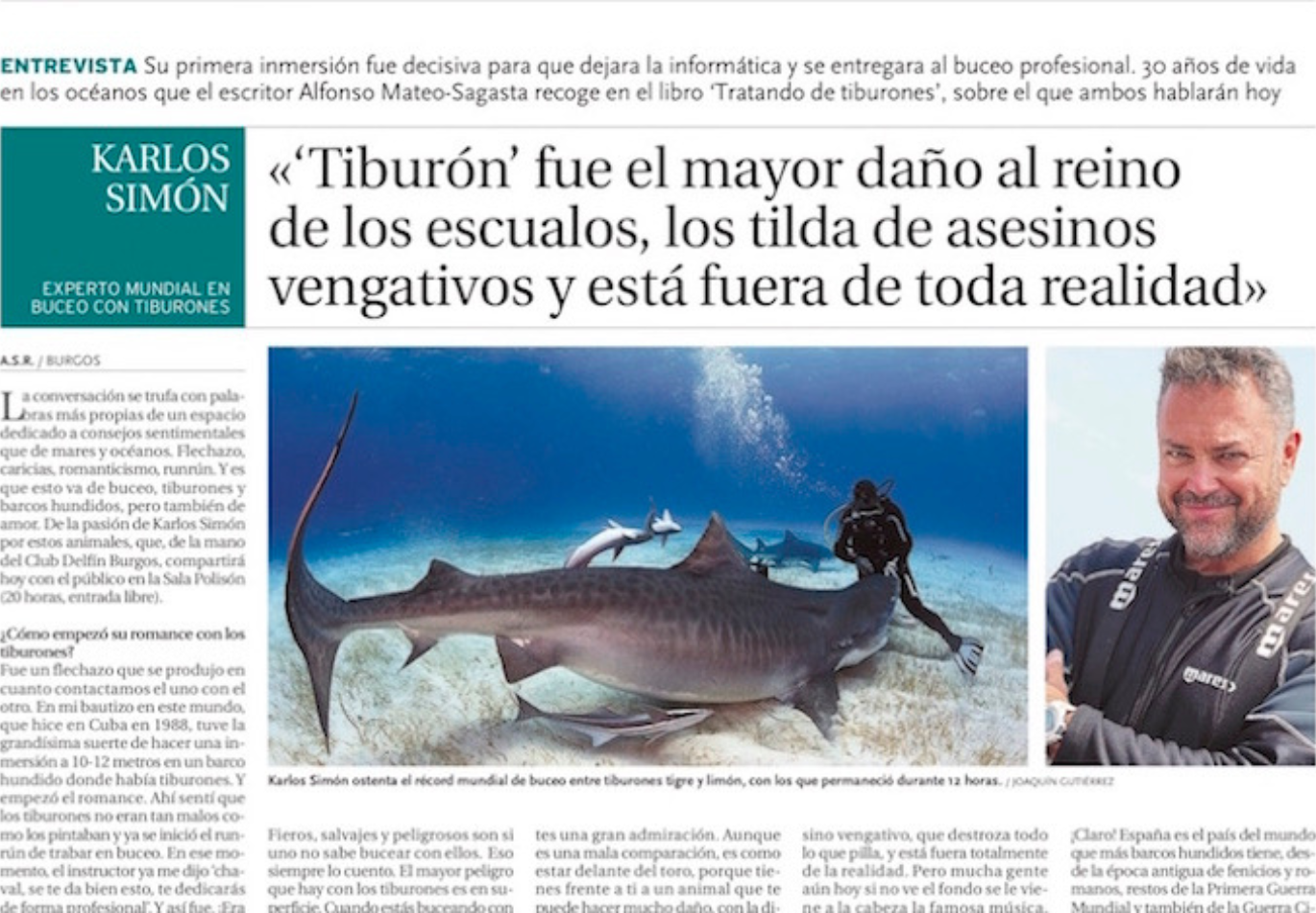 ENTREVISTA EN DIARIO DE BURGOS - KARLOS SIMÓN